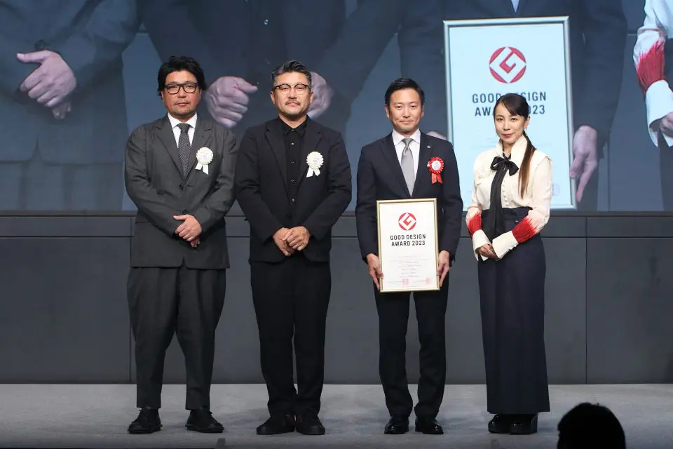 The award was presented at the 2023 Good Design Award celebration ...